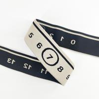 China Free sample wholesale custom color width and logo elastic embroidery band for sale