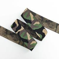 China New Free sample manufacturer custom logo and width elastic band army green for sale