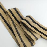 China Free sample manufacturer custom jacquard elastic webbing band for sofa for sale