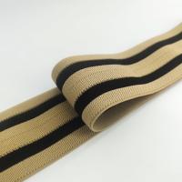 China Free sample manufacturer custom jacquard elastic webbing band for sofa for sale