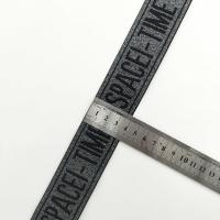 China Free sample manufacturer custom wholesale letter print cotton elastic waistband for sale