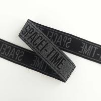 China Free sample manufacturer custom wholesale letter print cotton elastic waistband for sale