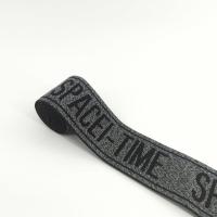 China Free sample manufacturer custom wholesale letter print cotton elastic waistband for sale