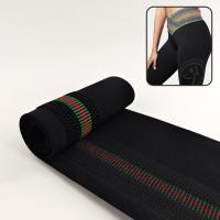 China Free sample manufacturer custom shiny workout leggings elastic waist band v shape for sale