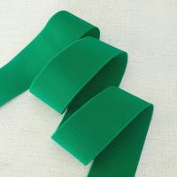 China Free sample manufacturer custom logo color width green waist band elastic for sale