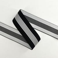 China Free sample manufacturer custom logo width flat braided elastic band for garment sewing for sale