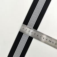 China Free sample manufacturer custom logo width flat braided elastic band for garment sewing for sale