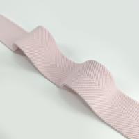 China Free sample manufacturer custom width logo pink elastic band with logo for sale