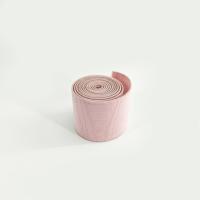 China Free sample manufacturer custom logo flat braided elastic band 6mm for sale