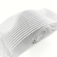 China Free sample manufacturer custom mesh knitted hollow elastic band for sale