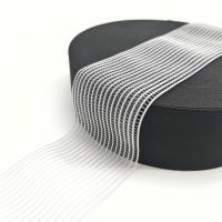China Free sample manufacturer custom mesh knitted hollow elastic band for sale