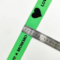 China Free sample manufacturer custom double elastic jacquard band love for sale