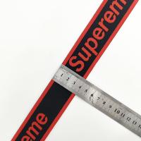 China Free sample manufacturer custom nylon jacquard elastic webbing band with factory price for sale