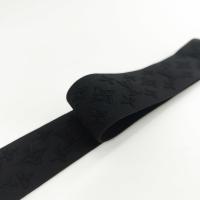China Free sample custom black jacquard  waistband elastic band with factory price for sale