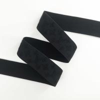 China Free sample custom black jacquard  waistband elastic band with factory price for sale
