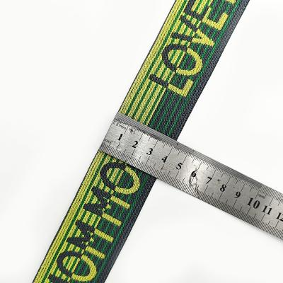 China Free sample custom logo elastic waistband,elastic band with logo waistband for sale