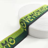 China Free sample custom logo elastic waistband,elastic band with logo waistband for sale