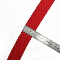 China Free sample wholesale custom soft elastic waistband red wavy edge for sale