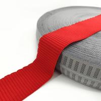 China Free sample wholesale custom soft elastic waistband red wavy edge for sale