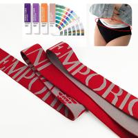 China Free sample wholesale custom embroidered soft underwear men waistband elastic for sale