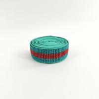 China Free sample manufacturer custom waistband fabric lurex metallic waistband elastic for sale