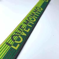 China Elastic band factory Wholesale Green Jacquard Elastic Band Custom woven for sale