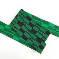 China Elastic band factory Wholesale Green Jacquard Elastic Band Custom woven for sale