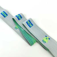 China Custom size 0.5 mm - 20 mm Nylon Jacquard Elastic Band Jacquard Webbing for Clothing for sale