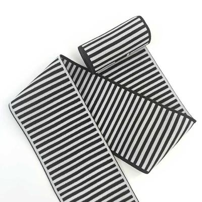 China Factory wholesales elastic band jacquard logo elastic band designed full range colors elastic band for sale
