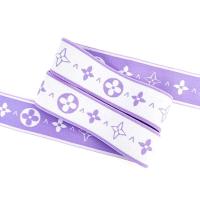 China 1.5 Inch Famous Printed Ribbon Jacquard Elastic Webbing Band Sustainable Fashion Stootband for sale