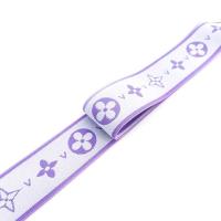 China 1.5 Inch Famous Printed Ribbon Jacquard Elastic Webbing Band Sustainable Fashion Stootband for sale