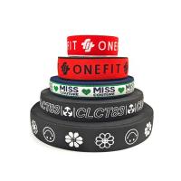 China Huge Inventory Elastic Waistband Jacquard Elastic Webbing Elastic Band OEM for sale