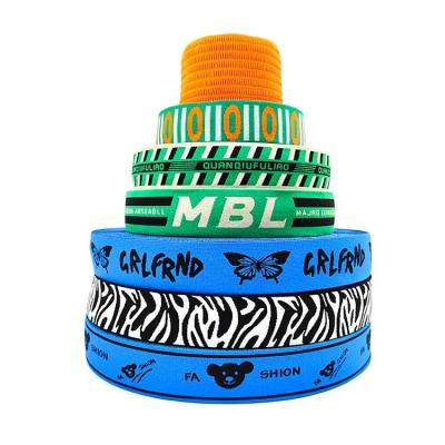 China Free Sample Huge Inventory Elastic Bands Jacquard Elastic Bands Woven Elastic Band for sale