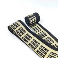China 4.9 cm Fancy Elastic Band Decoration Elastic Webbing Jacquard Elastic Bands for sale