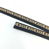 China 2 cm Elastic Bands Narrow Jacquard Elastic Band with Numbers for sale