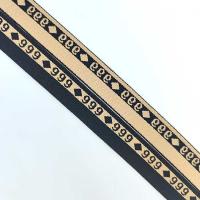 China 2 cm Elastic Bands Narrow Jacquard Elastic Band with Numbers for sale