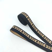 China 2 cm Elastic Bands Narrow Jacquard Elastic Band with Numbers for sale