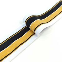 China Jacquard Stripe Band Elastic Web Band Fold Over Elastic Bands for Bags for sale