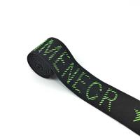 China 4 Day Sample Delivery Black Elastic Band Heat Transfer Jacquard Elastic Bands for Clothing for sale