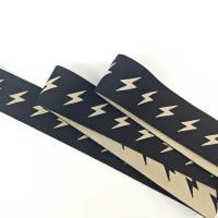 China Free DHL Express Fee Color Black Lightning Pattern Jacquard Elastic Band for sale
