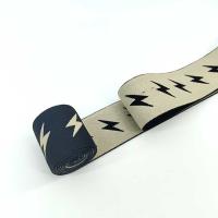 China Free DHL Express Fee Color Black Lightning Pattern Jacquard Elastic Band for sale
