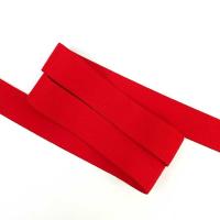 China Red Elastic Band Soft Woven Elastic Web Band Adjustable Stripe Elastic Band for Clothes for sale