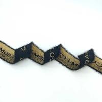 China Fast Delivery Elastic Webbing Nylon Fluff Elastic Band Fancy Design Jacquard Elastic Band with Logo for sale