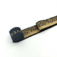 China Fast Delivery Elastic Webbing Nylon Fluff Elastic Band Fancy Design Jacquard Elastic Band with Logo for sale