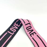 China Free DHL Express Fee Yarn-dyed Elastic Band Fancy Elastic Jacquard Good Quality Elastic Band for sale