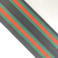 China Free DHL Express Fee Yarn-dyed Elastic Band Stripe Jacquard Web Band Sustainable Elastic Band for sale