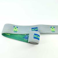 China Fast Delivery Jacquard Webbing Custom Logo Elastic Webbing Colorful Elastic Band Fancy Jacquard Elastic Band for sale