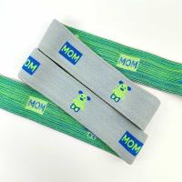 China Fast Delivery Jacquard Webbing Custom Logo Elastic Webbing Colorful Elastic Band Fancy Jacquard Elastic Band for sale