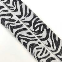 China High Grade with Preferable Pricing Heavy Elastic Ribbon Fluff Elastic Band Zebra Jacquard Elastic Band for sale