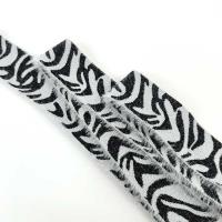 China High Grade with Preferable Pricing Heavy Elastic Ribbon Fluff Elastic Band Zebra Jacquard Elastic Band for sale
